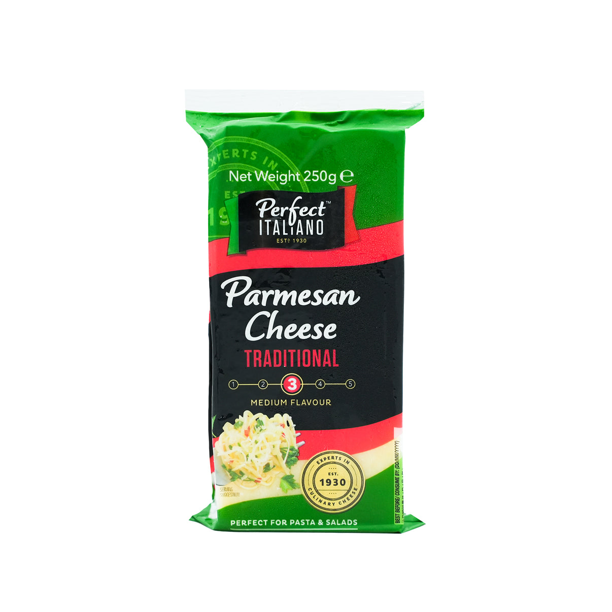 Perfect Italiano Medium Flavour Parmesan Block Cheese 250g – Jaya ...