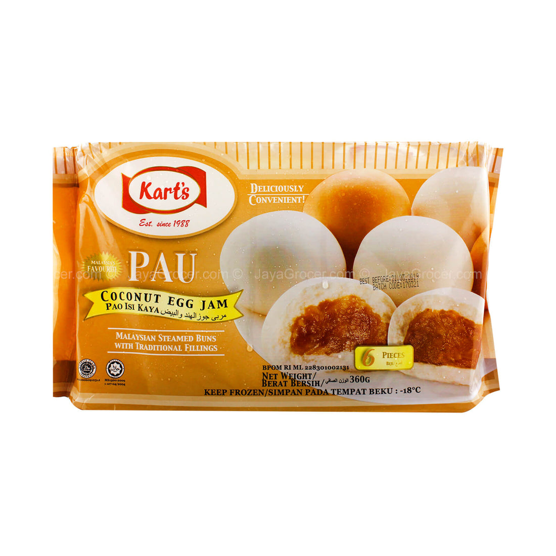 KART/S STEAM PAU (KAYA) 300G *1 – Jaya Grocer | Trendcell Sdn. Bhd. SSM ...