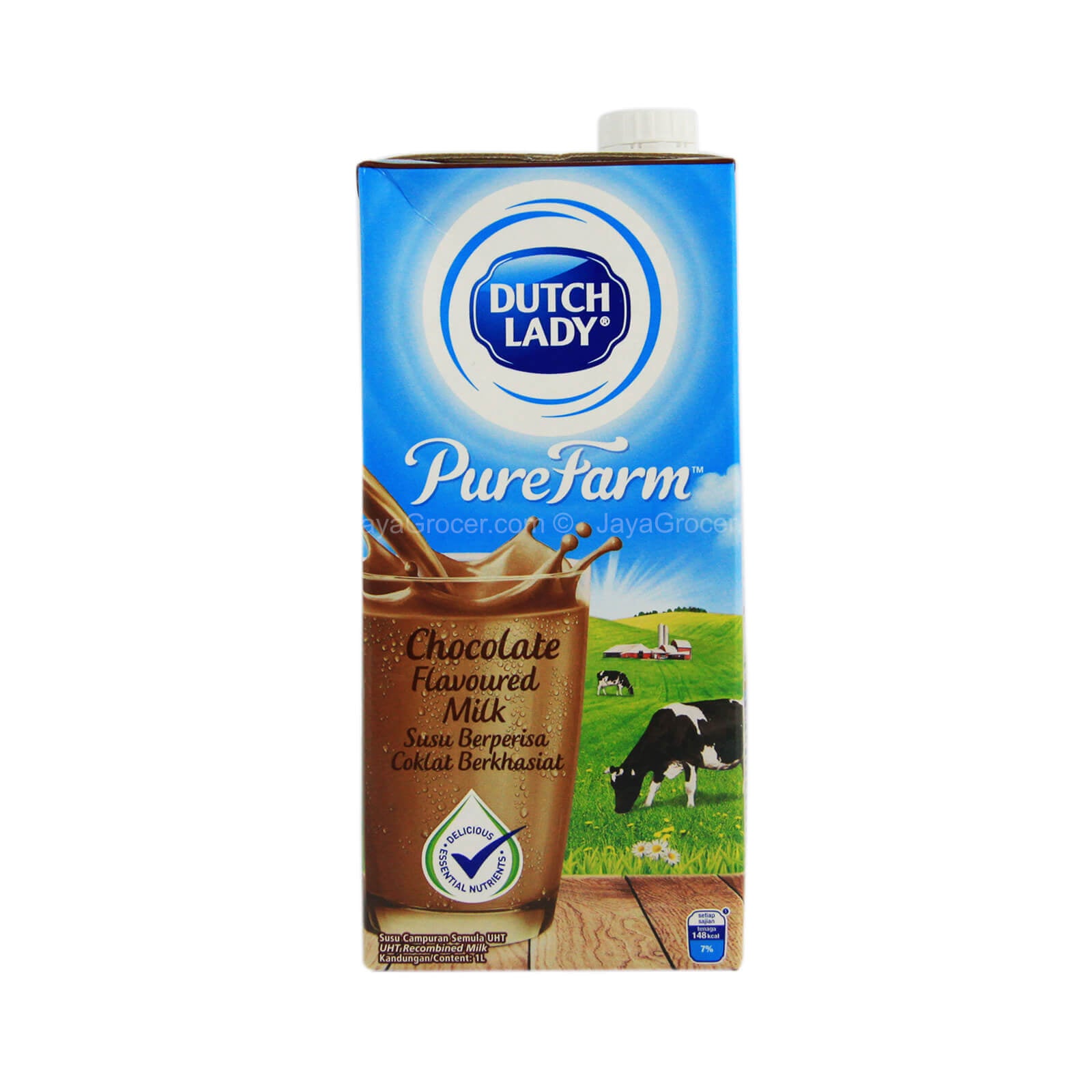 Dutch Lady Pure Farm Chocolate UHT Milk 1L – Jaya Grocer | Trendcell ...