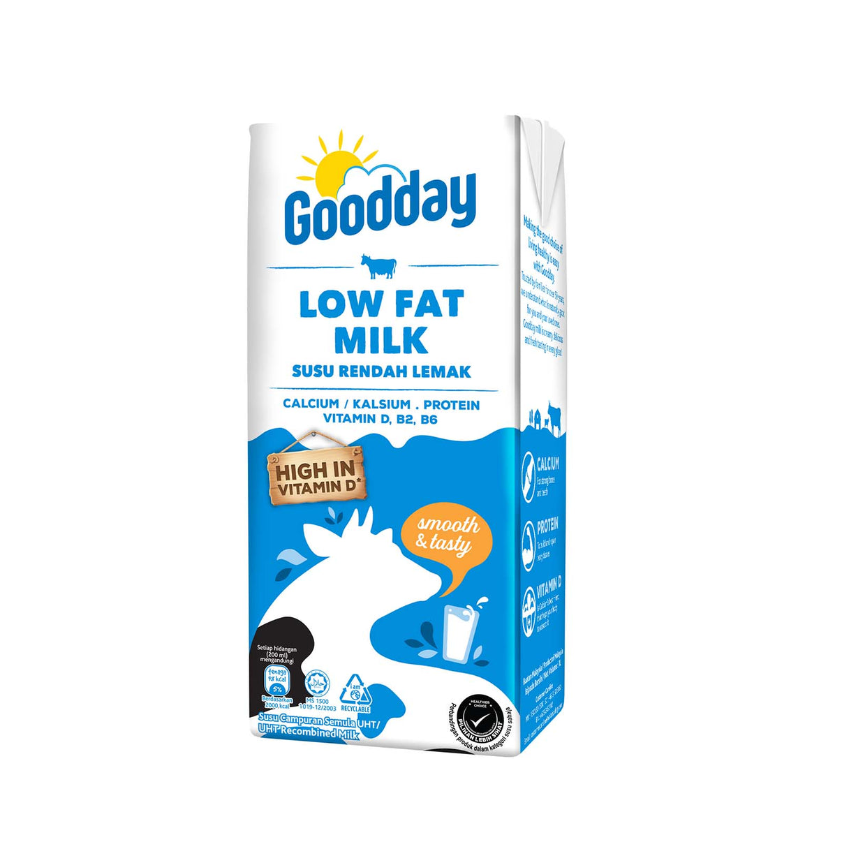 Goodday UHT Low Fat Milk 1L – Jaya Grocer | Trendcell Sdn. Bhd. SSM ...