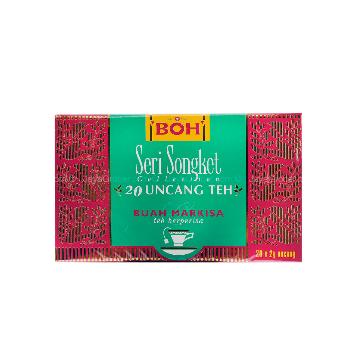Boh Seri Songket Passion Fruit Flavoured Tea 40g – Jaya Grocer ...
