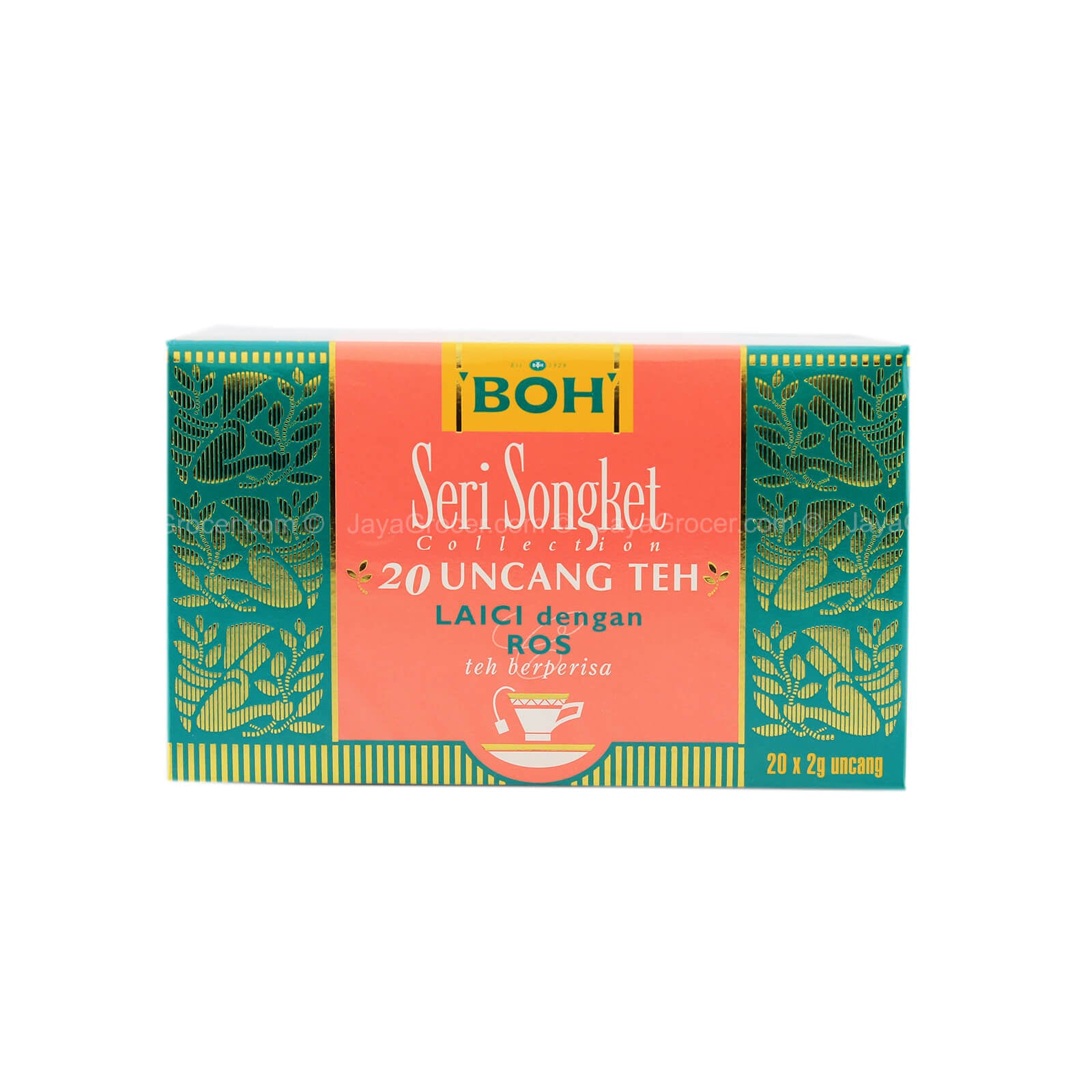 Boh Seri Songket Lychee with Rose Tea 20pcs/pack – Jaya Grocer ...