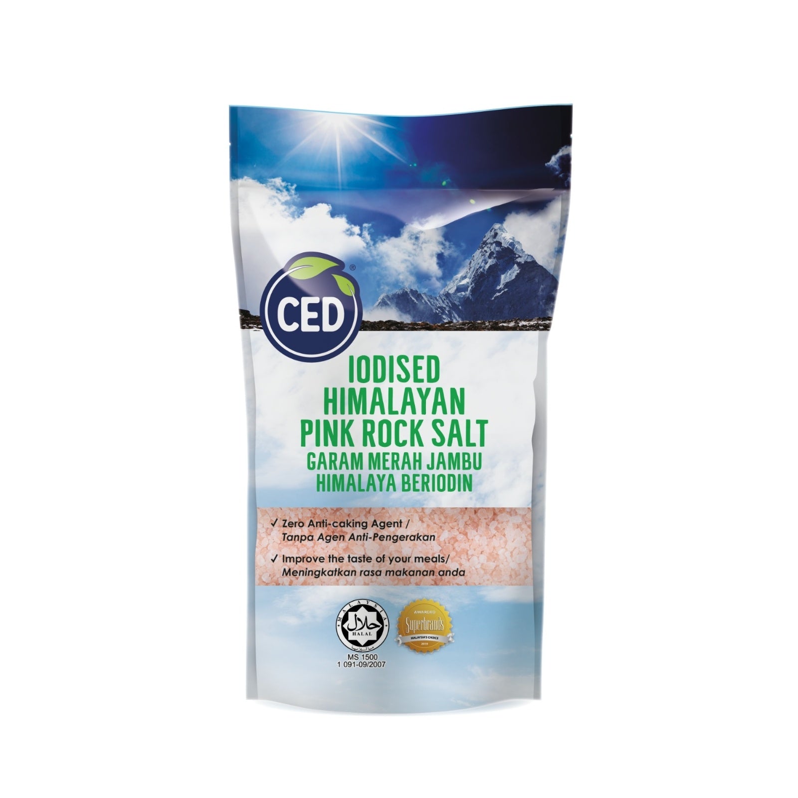 CED NATURAL HIMALAYA ROCK SALT 500G *1 – Jaya Grocer | Trendcell Sdn ...
