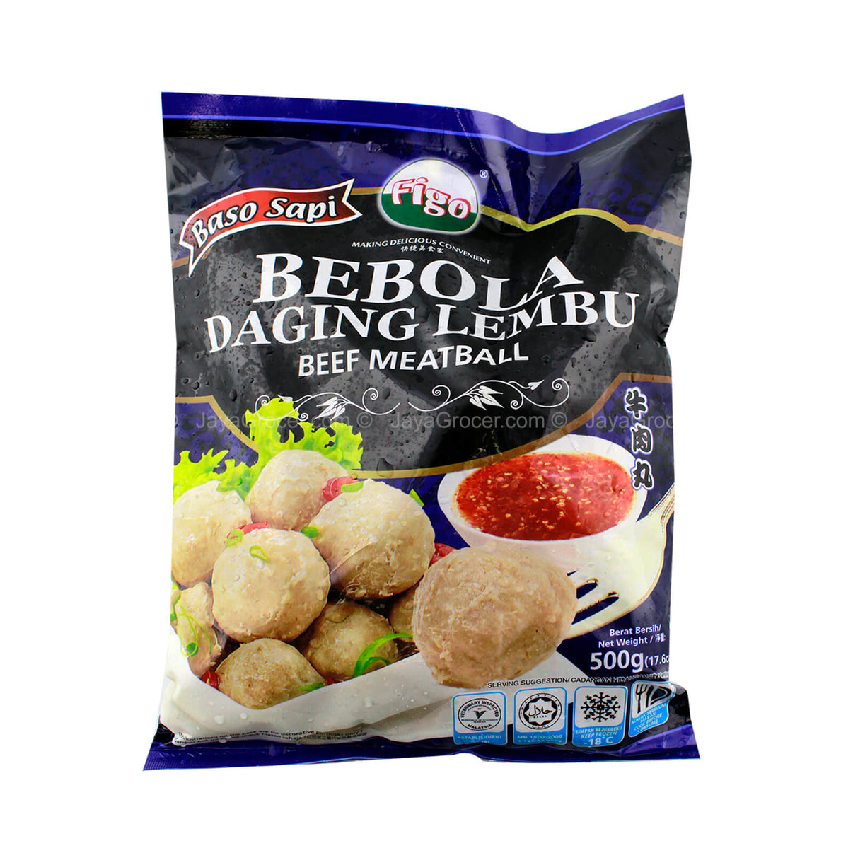 Figo Beef Meat Ball 500g – Jaya Grocer | Trendcell Sdn. Bhd. SSM ...