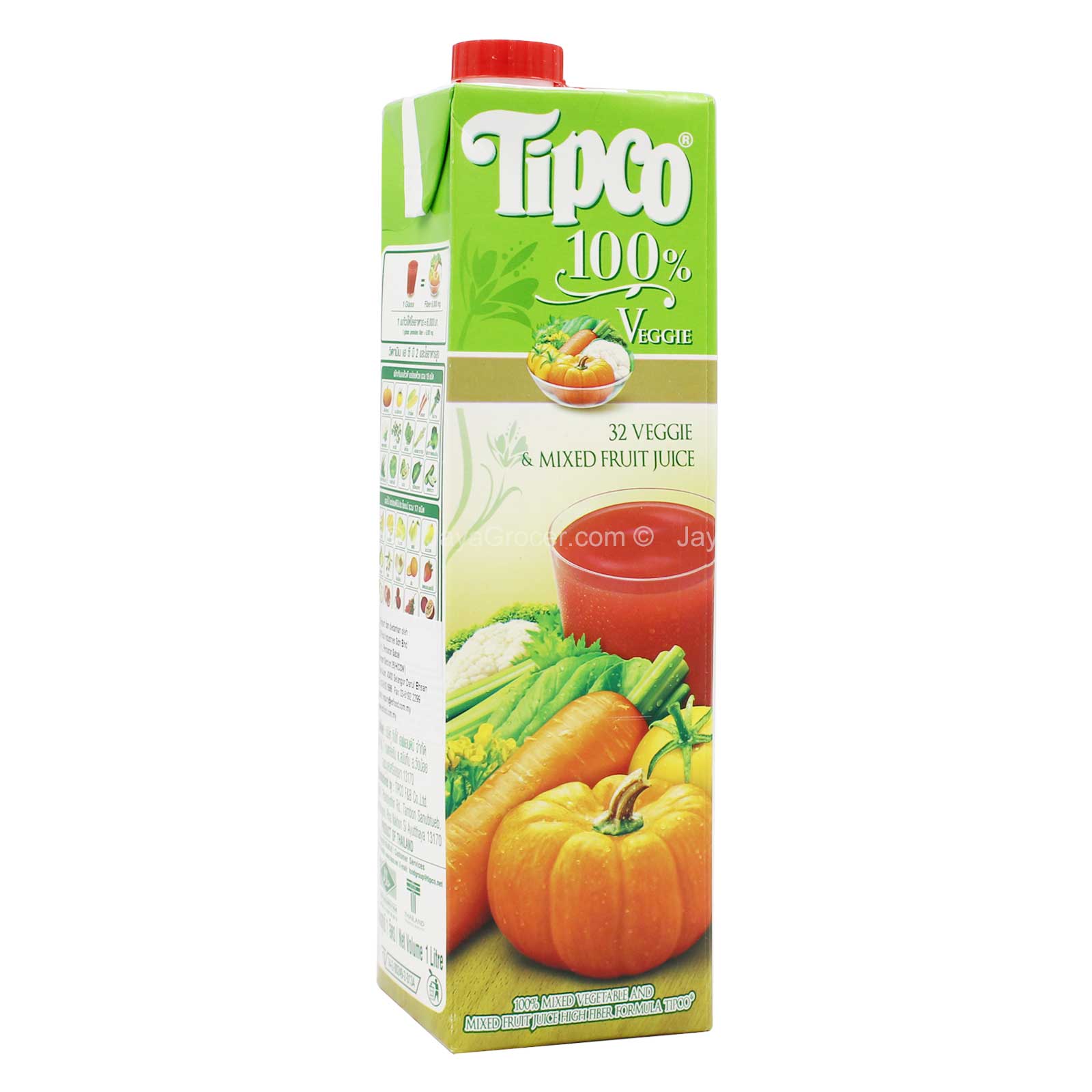 Tipco 32 Veggie & Mixed Fruit Juice 1L – Jaya Grocer | Trendcell Sdn ...