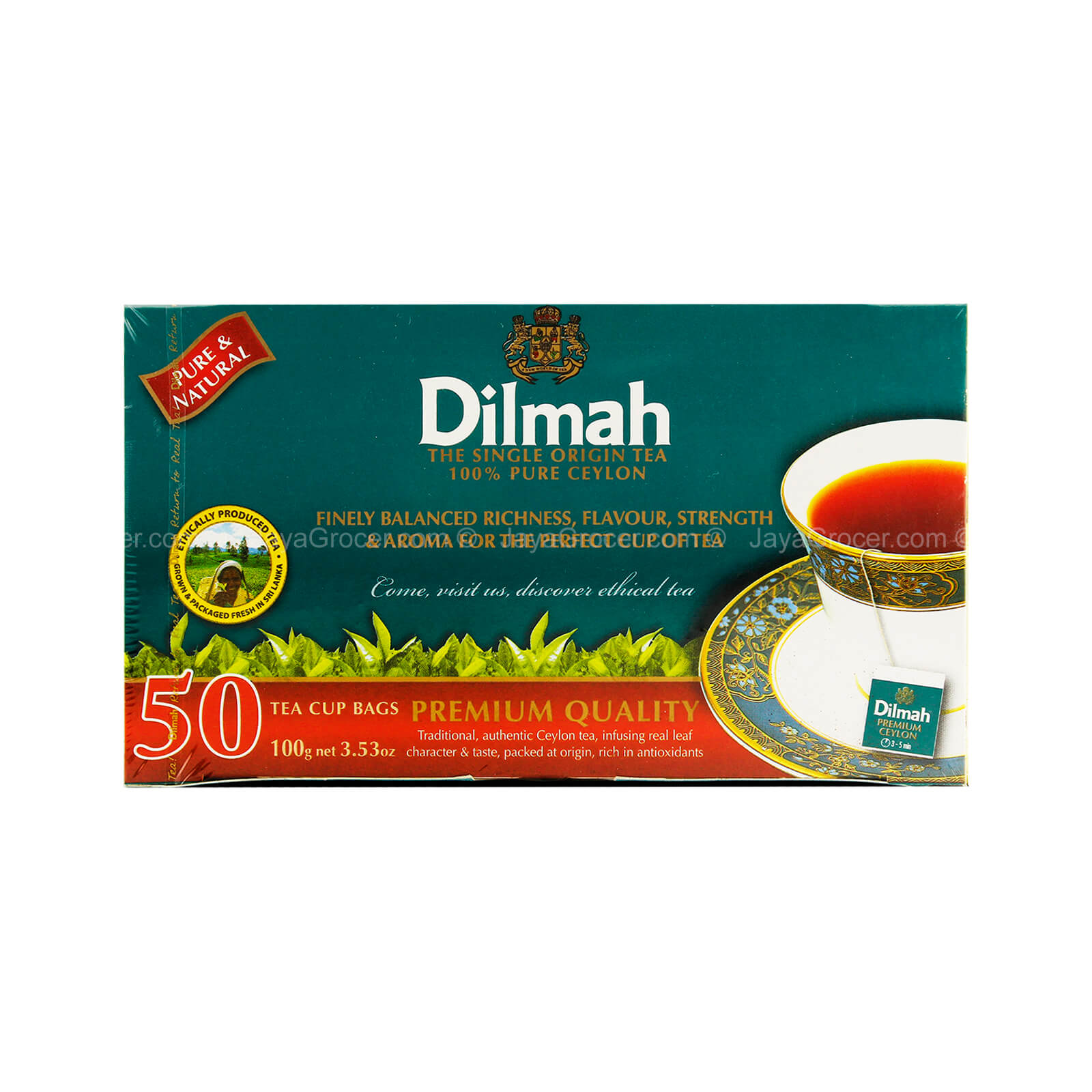 Dilmah 100% Pure Ceylon Tea 100g – Jaya Grocer | Trendcell Sdn. Bhd ...