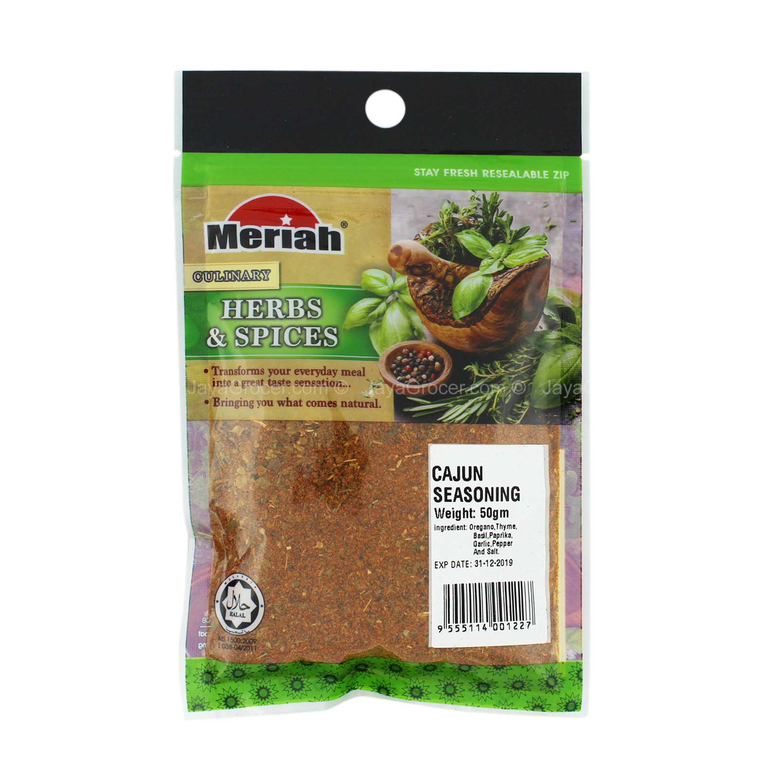 Meriah Cajun Seasoning 50g – Jaya Grocer | Trendcell Sdn. Bhd. SSM ...