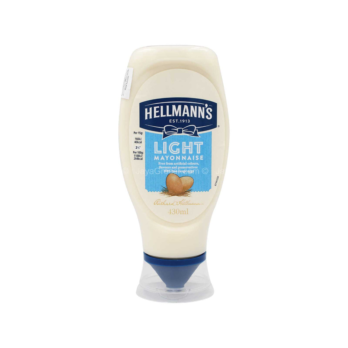 Hellmann's Squeeze Light Mayonnaise 430ml – Jaya Grocer | Trendcell Sdn ...