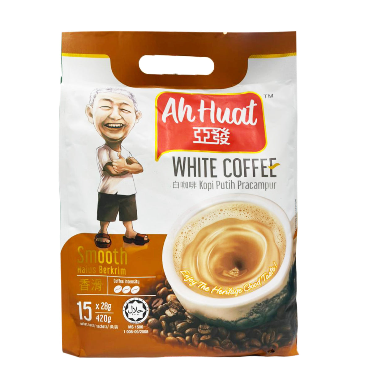 Ah Huat 3-in-1 Classic White Coffee 28g x 15 – Jaya Grocer | Trendcell ...