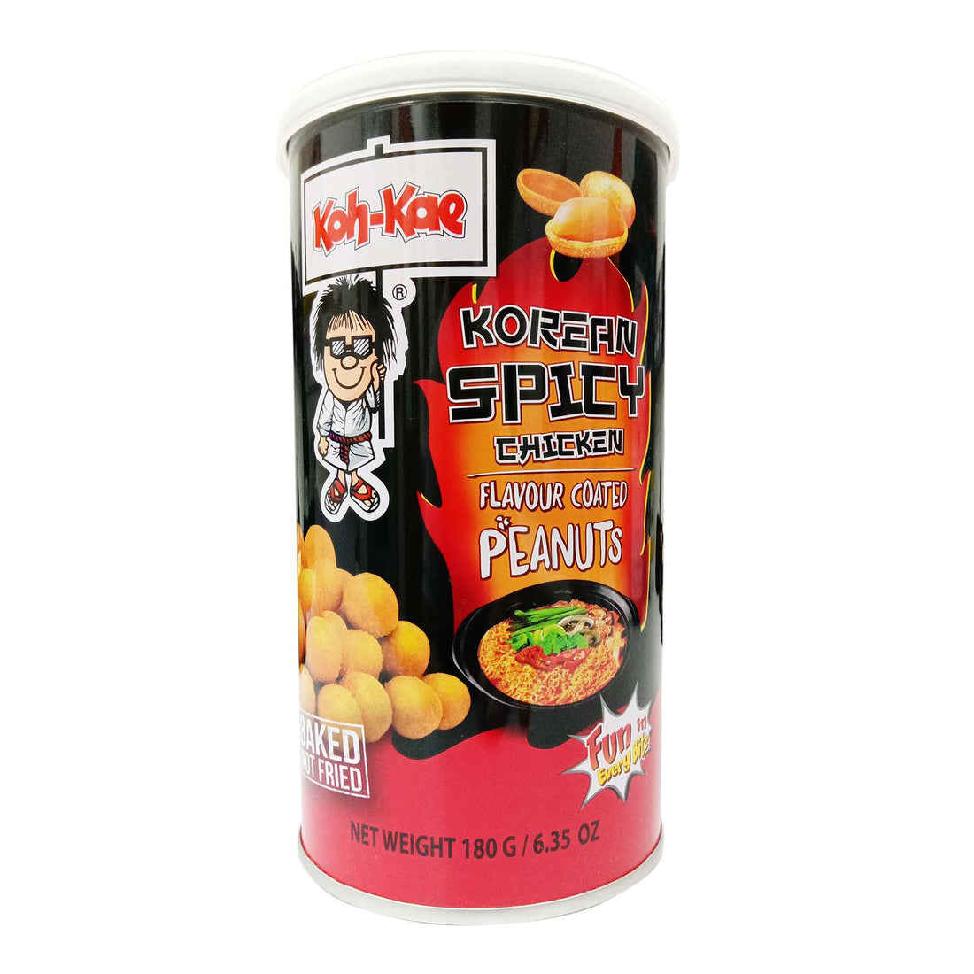 Koh-Kae Korean Spicy Chicken Flavour Coated Peanuts 180g – Jaya Grocer ...