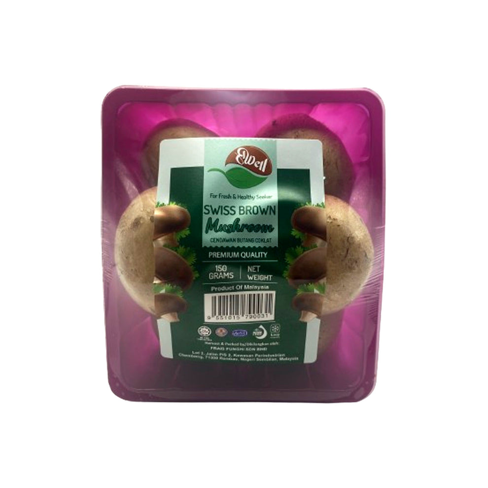 Frais Funghi Mushroom Swiss Brown (Malaysia) 150g – Jaya Grocer ...