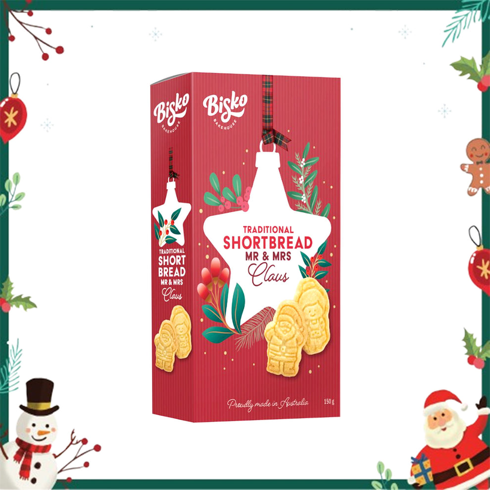 Bisko Bakehouse Mr & Mrs Claus Shortbread 150g – Jaya Grocer ...